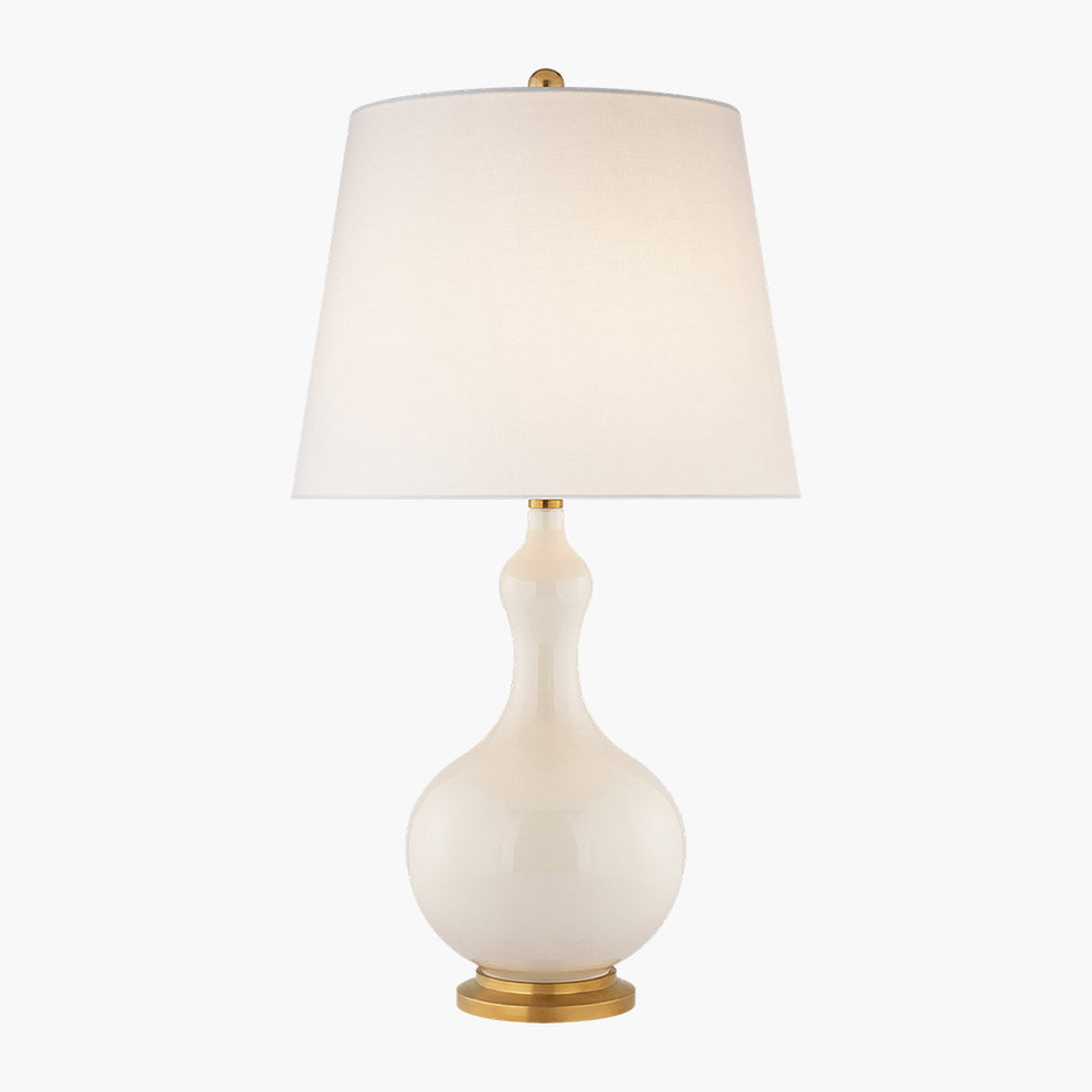 Addison Lamp with Percale Shade – Laura Kincade