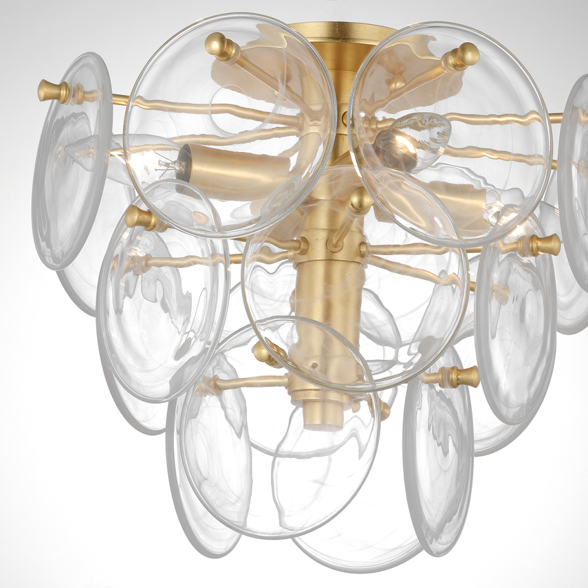 Loire Medium Tiered Flush Mount – Laura Kincade