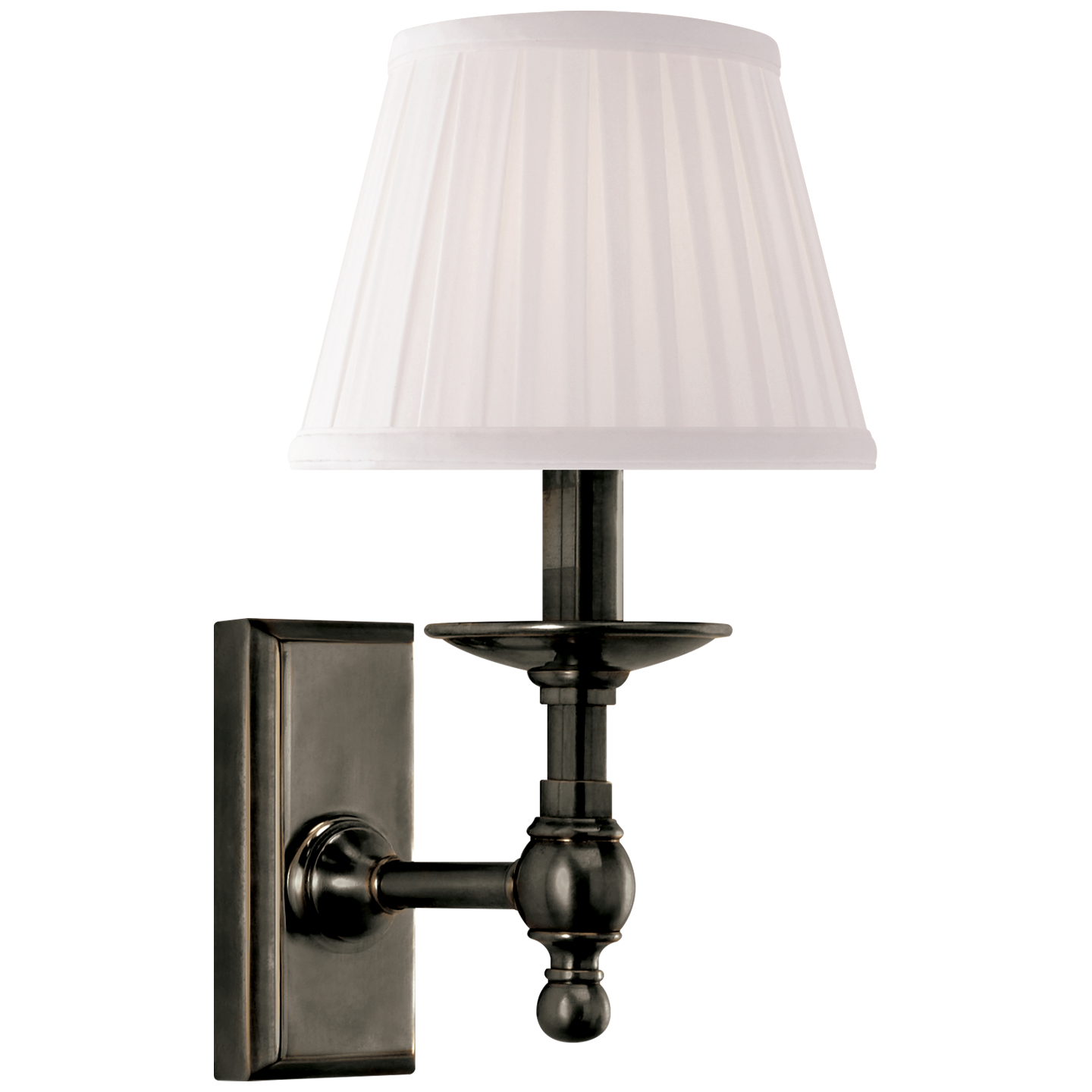 Payson Sconce with Silk Shade – Laura Kincade